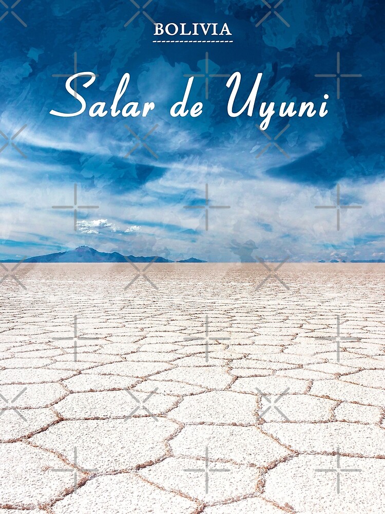"Salar de Uyuni Bolivia Travel" Poster for Sale by PostersStickers ...