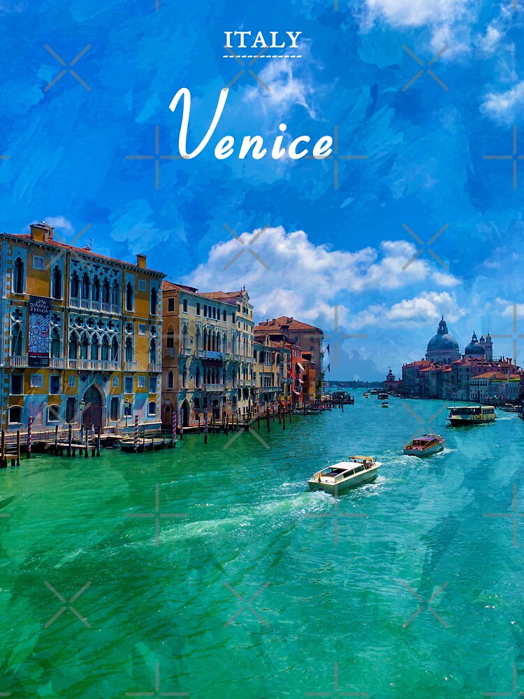 "Venice Italy Travel" Sticker for Sale by PostersStickers | Redbubble