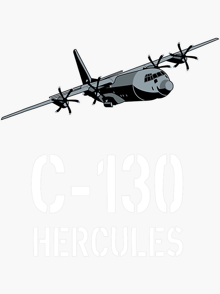 "C-130 Hercules" Sticker for Sale by lumberingastrol | Redbubble