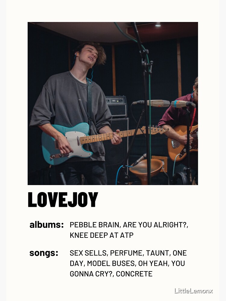 "Lovejoy vintage music poster art" Sticker for Sale by LittleLemonx ...