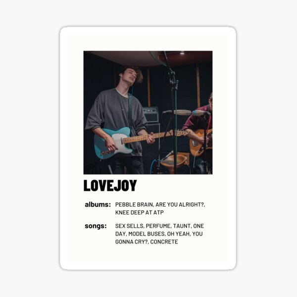 "Lovejoy vintage music poster art" Sticker for Sale by LittleLemonx ...