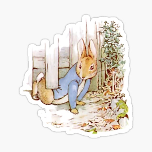 "Peter Rabbit" Sticker for Sale by ririro | Redbubble