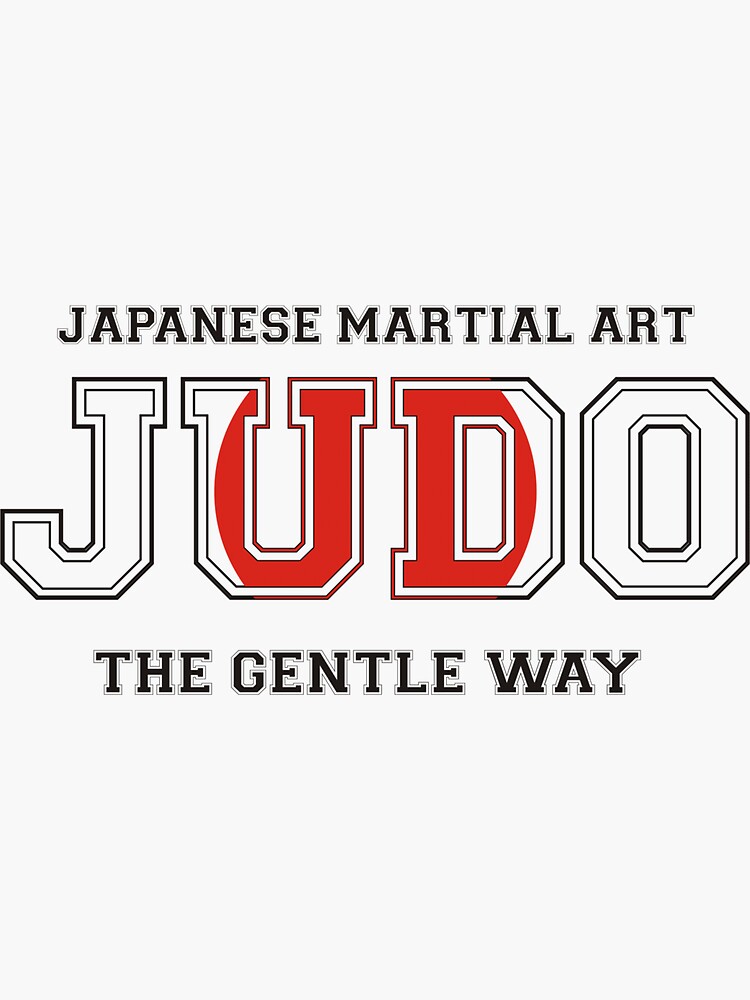 "Judo The Gentle Way" Sticker for Sale by QKIARTS | Redbubble