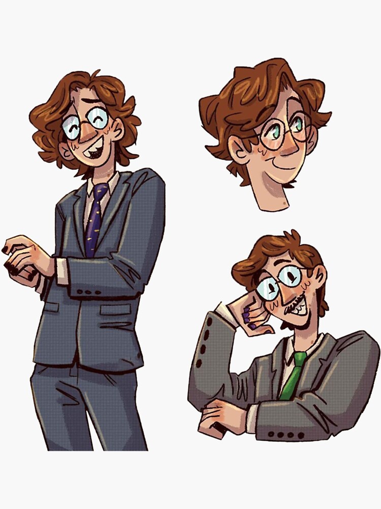 "Brian David Gilbert Fan Art _amp" Sticker for Sale by RON-CASHOP ...