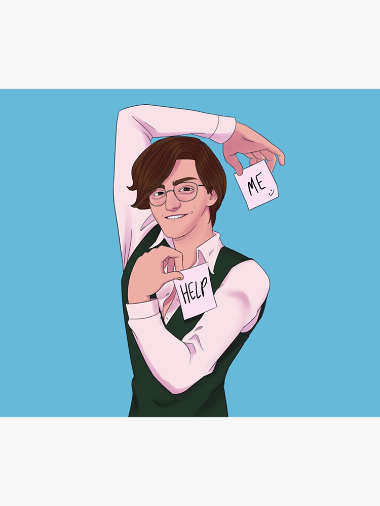 "Brian David Gilbert Fan Art _amp_ Merch " Sticker for Sale by RON ...