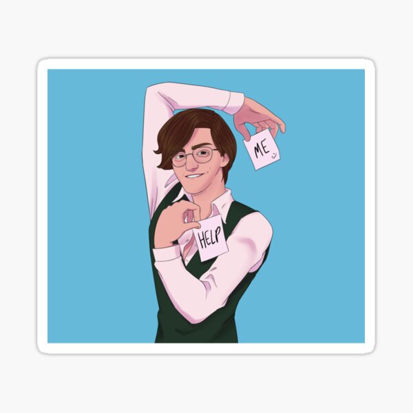 "Brian David Gilbert Fan Art _amp_ Merch " Sticker for Sale by RON ...