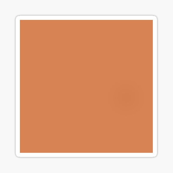 "minimalist- new 2022 Sunset Orange color" Sticker for Sale by ...