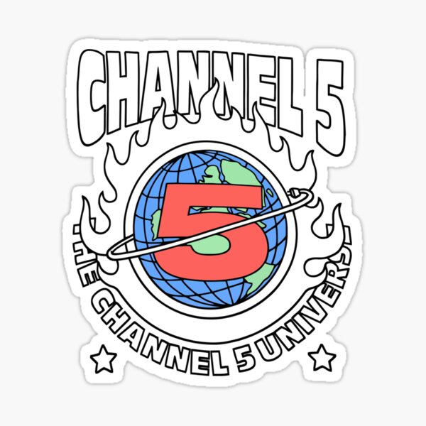 "Channel 5 Merch The Channel Five Universe" Sticker for Sale by ROBERTO ...