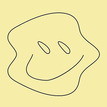 "Squiggle Smiley" Sticker for Sale by AprilCreations | Redbubble