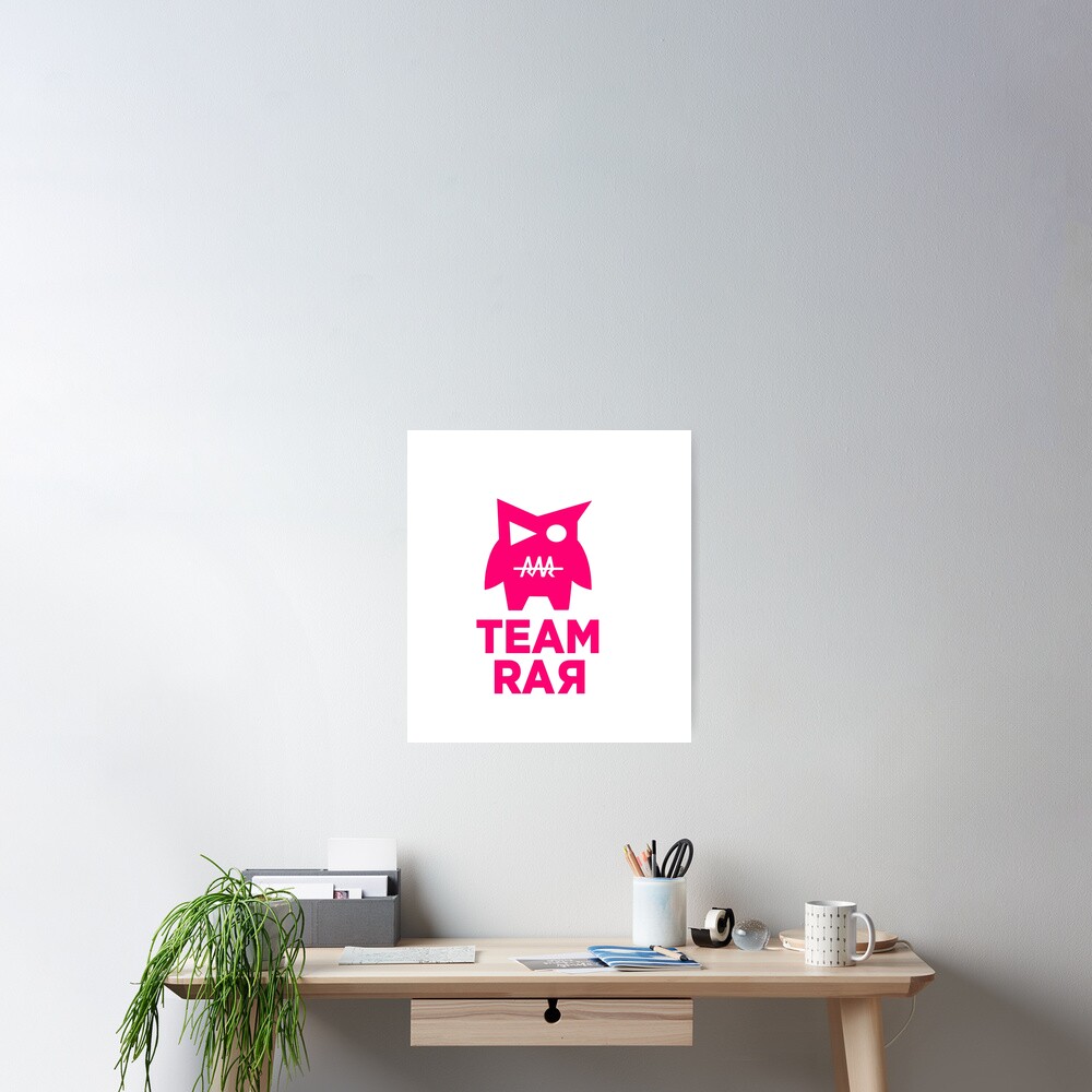 "Team Rar Merch Teamrar Logo" Poster for Sale by ParotterShop | Redbubble