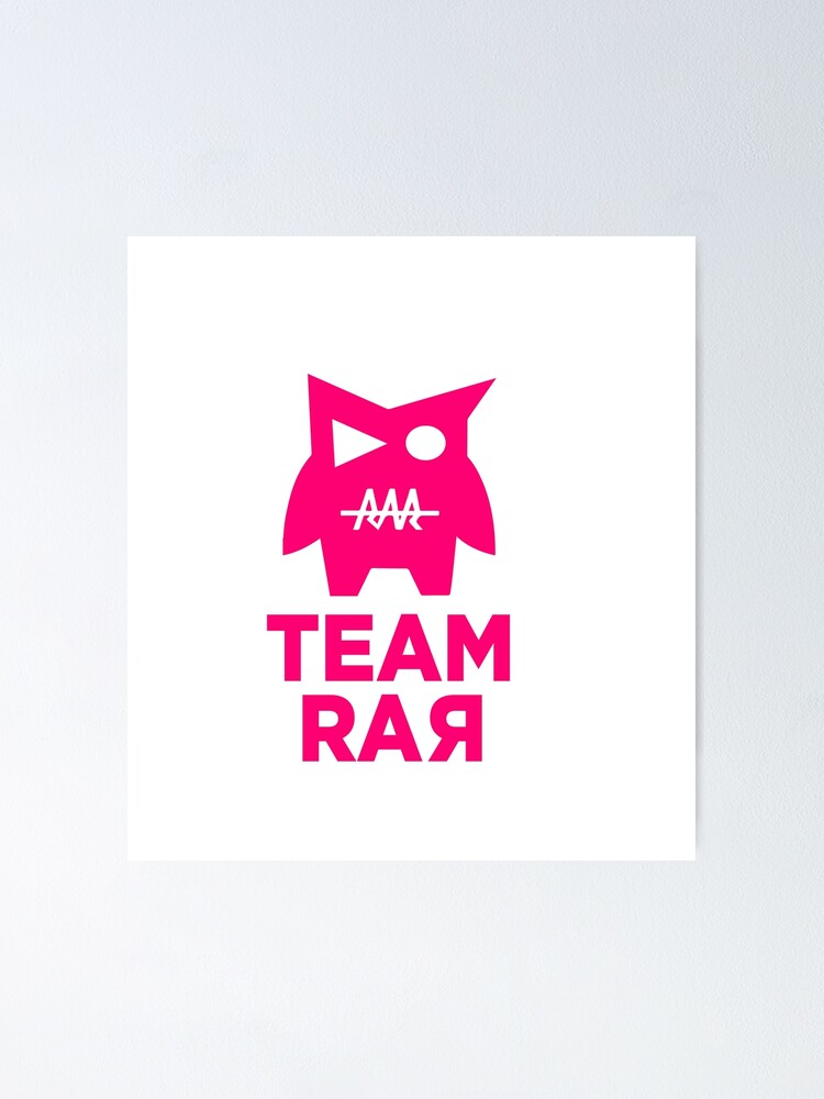 "Team Rar Merch Teamrar Logo" Poster for Sale by ParotterShop | Redbubble