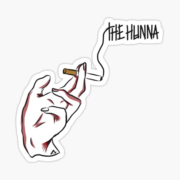 "The Hunna" Sticker for Sale by phenoparle | Redbubble