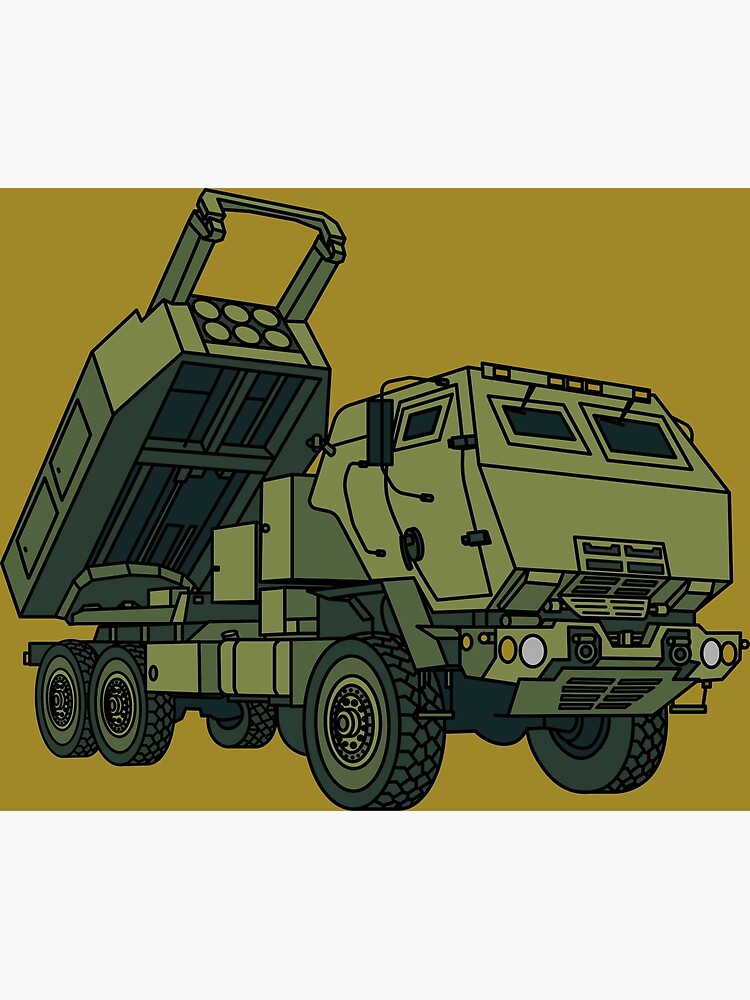 "High Mobility Artillery Rocket System (M142 HIMARS)" Poster for Sale ...