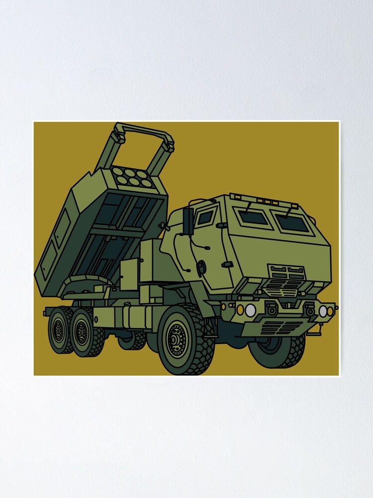 "High Mobility Artillery Rocket System (M142 HIMARS)" Poster for Sale by Light-Lenser | Redbubble