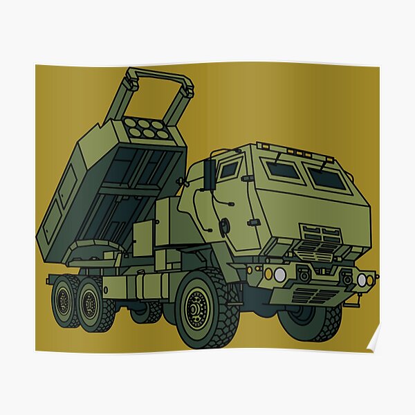 "High Mobility Artillery Rocket System (M142 HIMARS)" Poster for Sale by Light-Lenser | Redbubble