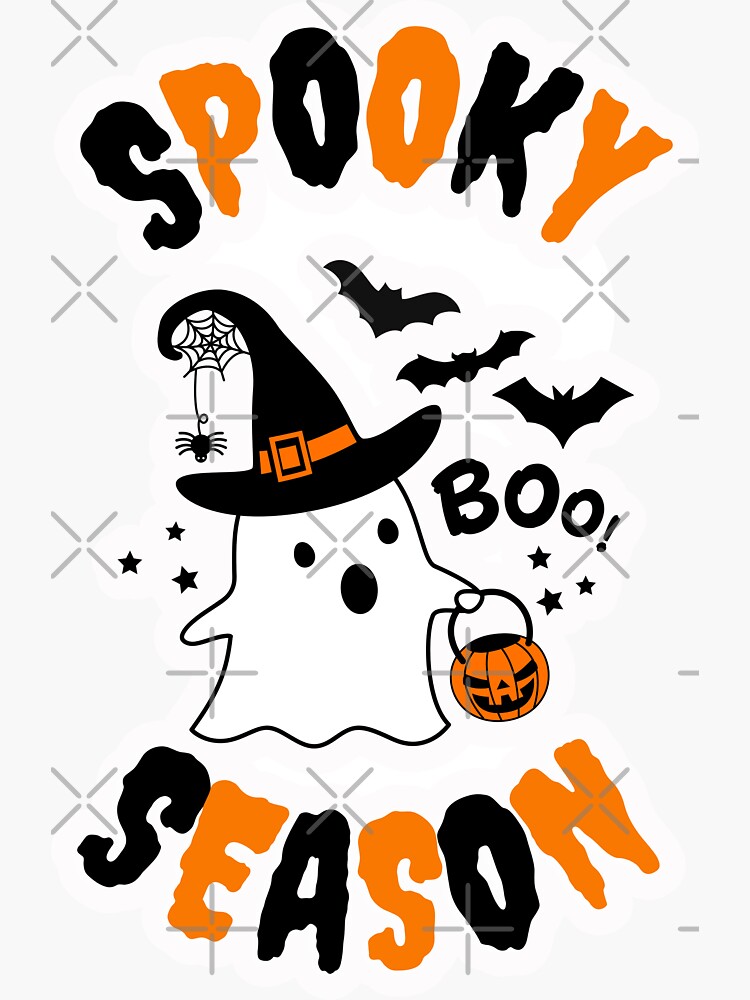 "Spooky Season" Sticker for Sale by DaniGirls | Redbubble
