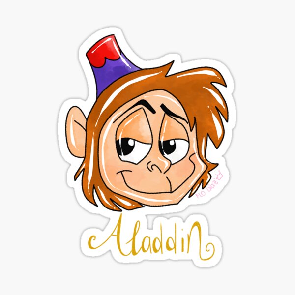 "Aladdin movie monkey" Sticker for Sale by Princessdrawss | Redbubble