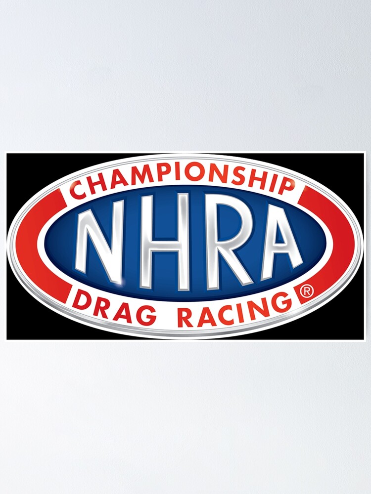 "Championship Drag Racing NHRA logo ." Poster for Sale by 1991vintage ...