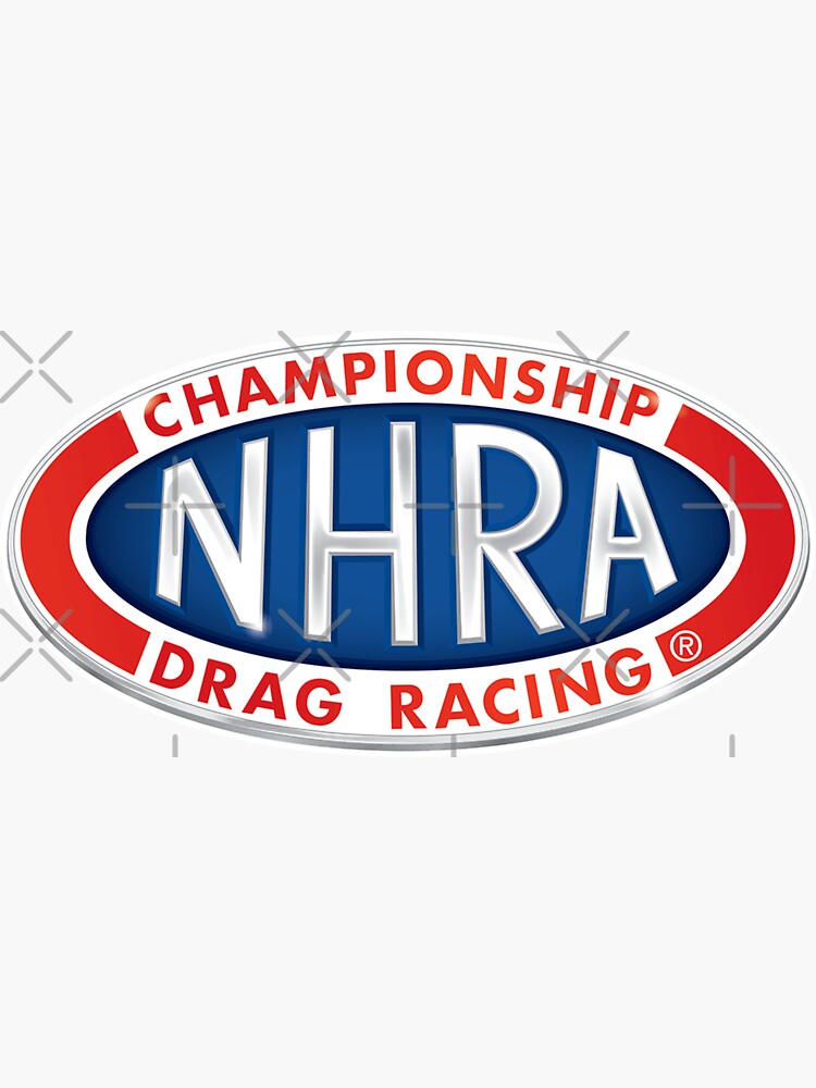 "Championship Drag Racing NHRA logo ." Sticker for Sale by 1991vintage ...