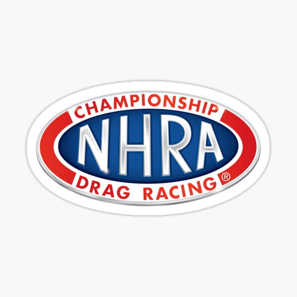 "Championship Drag Racing NHRA logo ." Sticker for Sale by 1991vintage ...