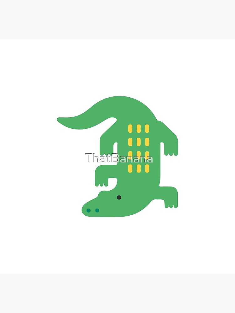 "Crocodile emoji" Poster for Sale by ThatBanana | Redbubble