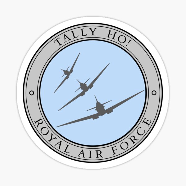 "Spitfires "Tally Ho" design," Sticker for Sale by Reign-Man | Redbubble