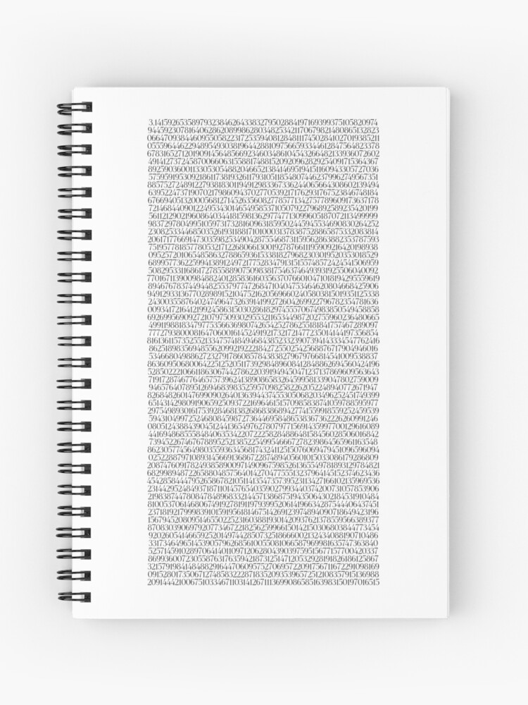 "I Like Pi" Spiral Notebook for Sale by sassyzeni | Redbubble