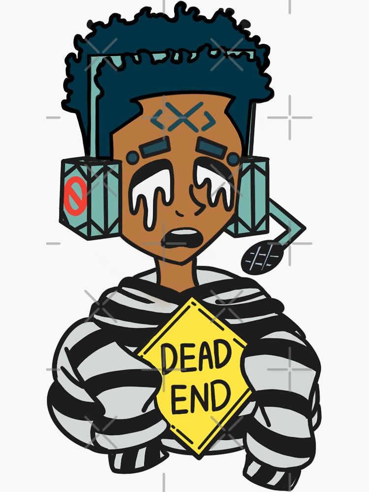 "Gamer Dead End" Sticker for Sale by JadaLo | Redbubble