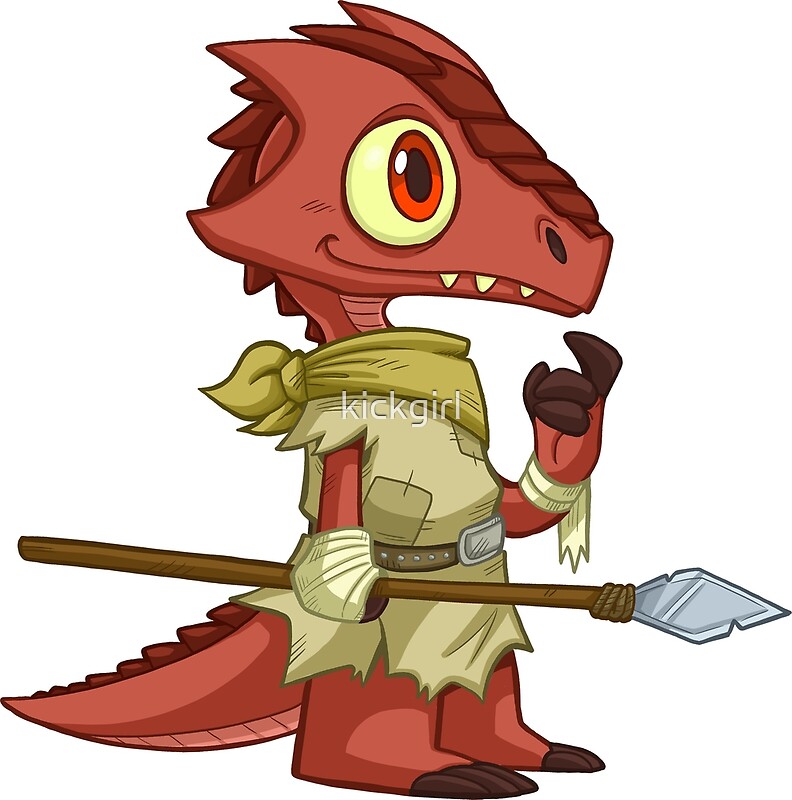 "Tiny Kobold - Cute D&D Adventures" by kickgirl | Redbubble