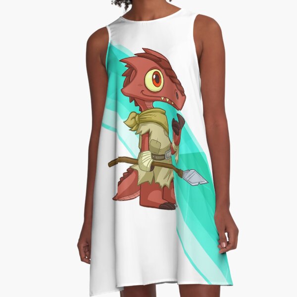 "Tiny Kobold - Cute D&D Adventures" A-Line Dress for Sale by kickgirl ...