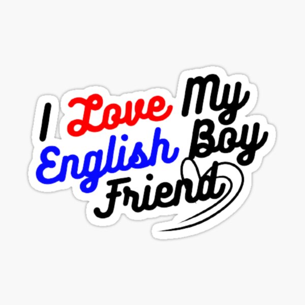 "English bf " Sticker for Sale by Leveltop | Redbubble