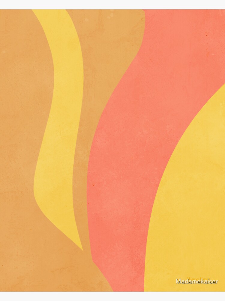 "Heat waves - Abstract nature #17" Sticker for Sale by Madamekaiser ...