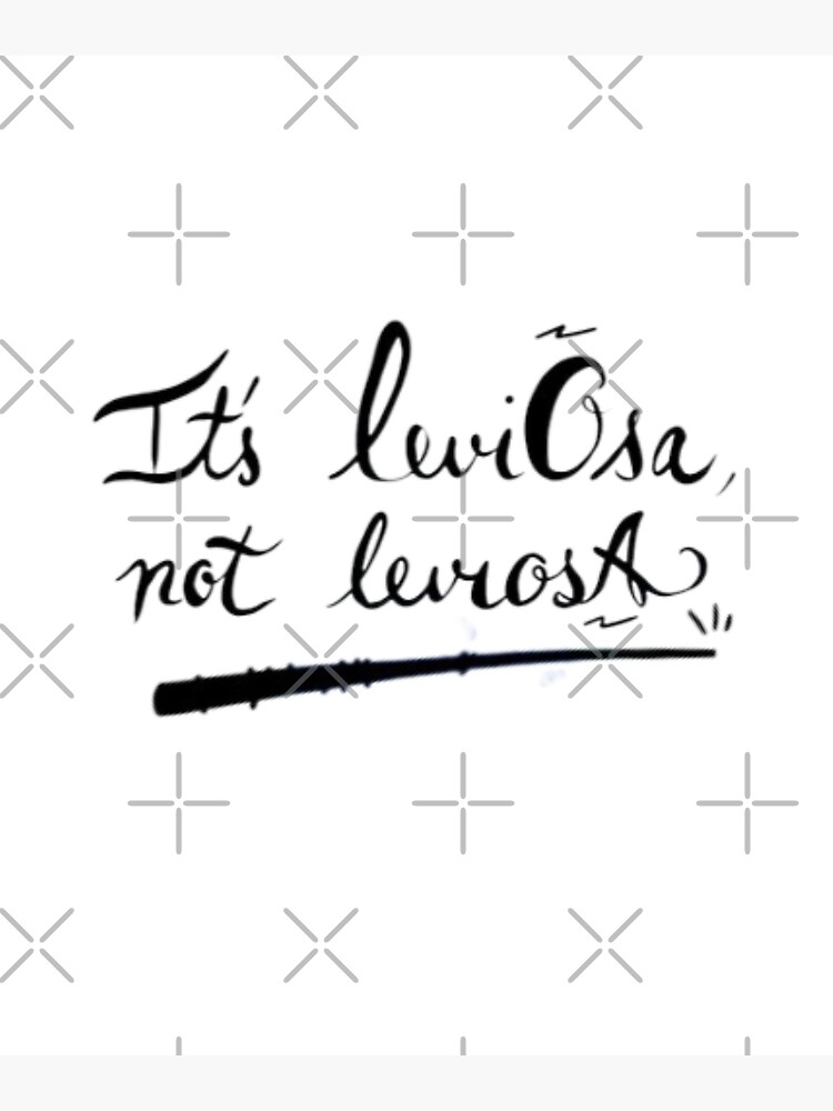 "Its LeviOsa Wand" Poster for Sale by HarryMagicPlace | Redbubble