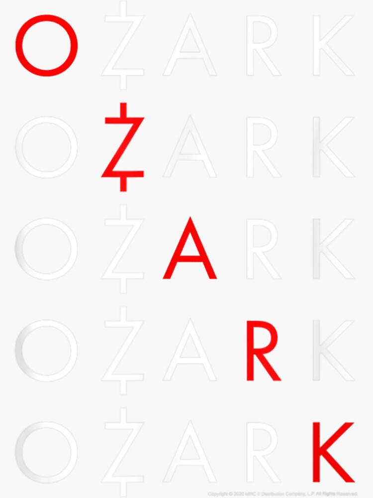 "Ozark Logo " Sticker for Sale by liamhansen | Redbubble