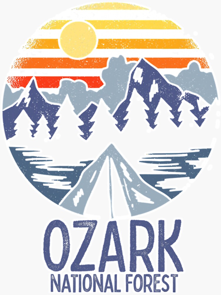 "Ozark National Forest Arkansas " Sticker for Sale by liamhansen ...