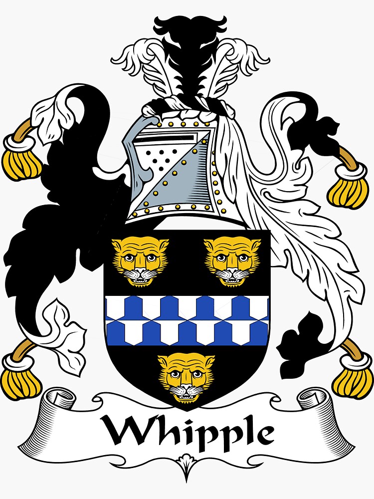 "Whipple " Sticker for Sale by HaroldHeraldry | Redbubble