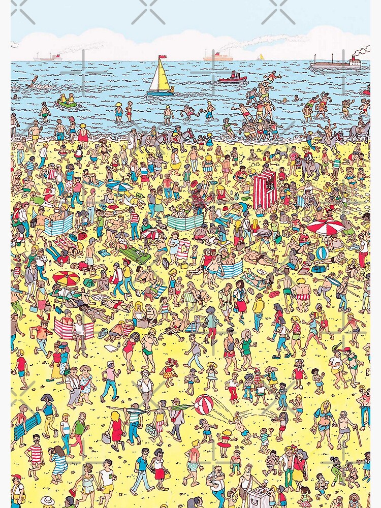 Cuaderno de espiral «Dónde está Wally/Waldo - encuentra a Wally/Libro ...