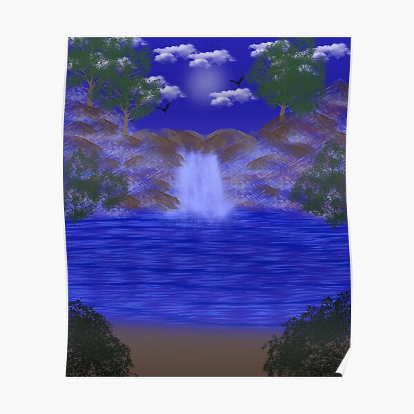 "waterfall" Poster for Sale by southerndoll67 | Redbubble