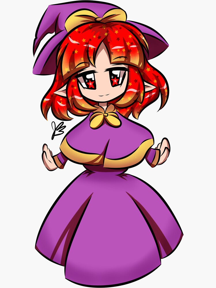 "Chibi Marisa (SoEW)" Sticker for Sale by lotusmicecenter | Redbubble
