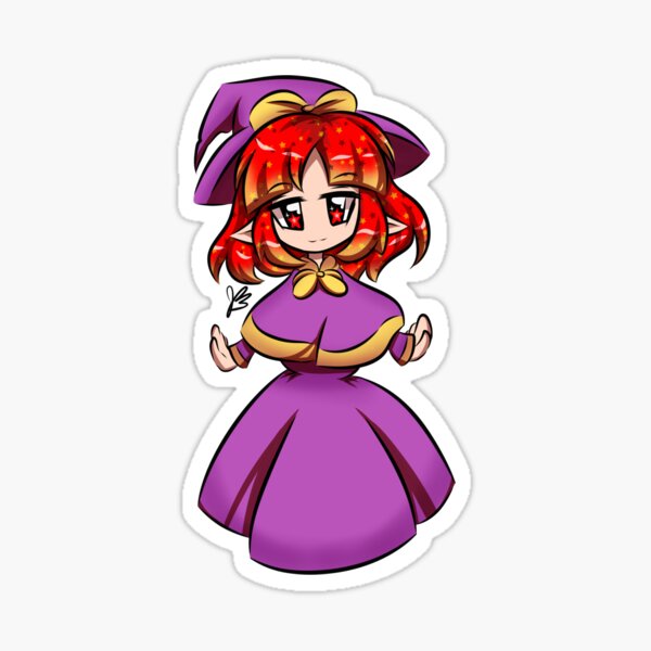 "Chibi Marisa (SoEW)" Sticker for Sale by lotusmicecenter | Redbubble