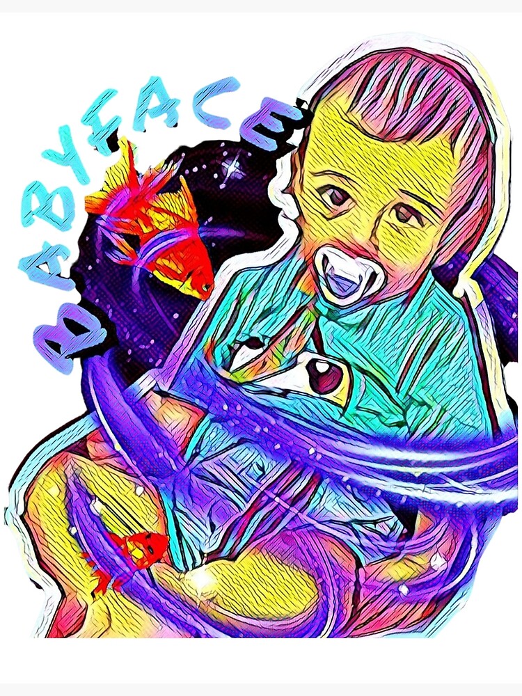 "BABYFACE" Poster for Sale by mdtlhm | Redbubble