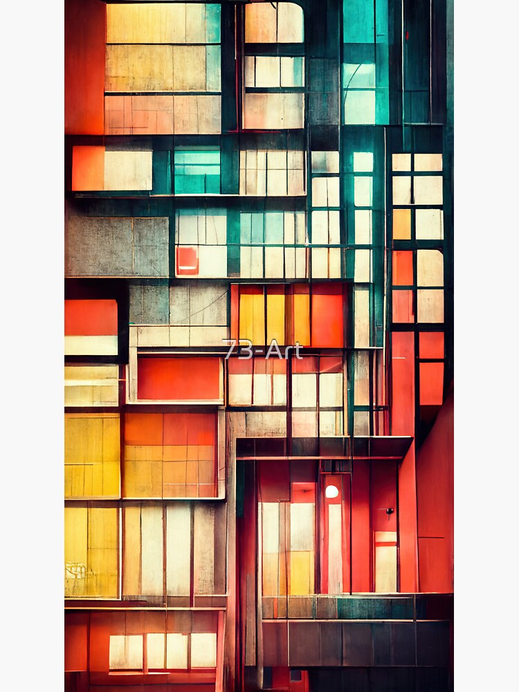 "Into the Abstract number 20" Sticker for Sale by 73-Art | Redbubble