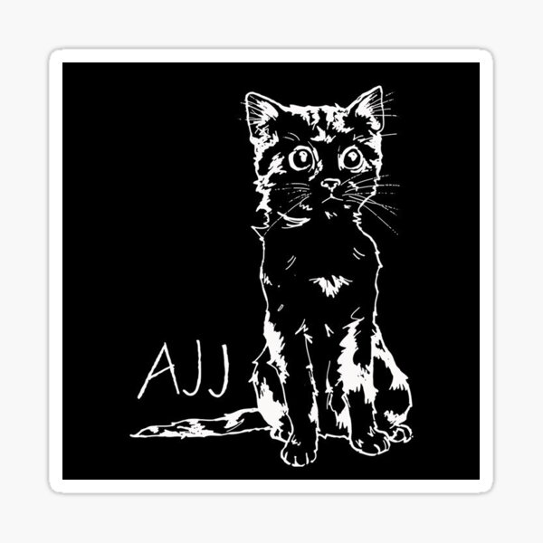 "AJJ Only God Can Judge Me Cat" Sticker for Sale by nayeli-m | Redbubble