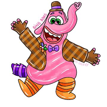 Lámina fotográfica con la obra «Bing bong elefante intensamente adentro ...