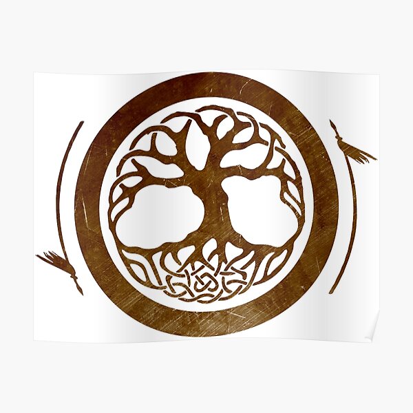 "Iron Tree Dojo Logo Gold" Poster for Sale by IronTreeDojo | Redbubble