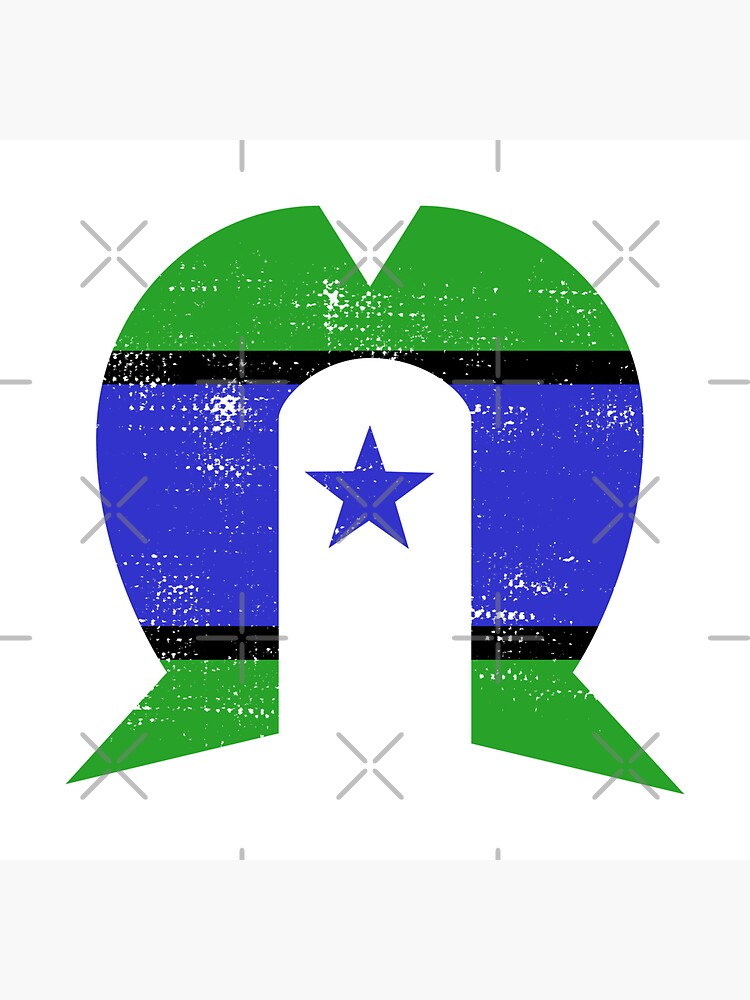 "Torres Strait Island Flag [Worn Design]" Sticker for Sale by ...
