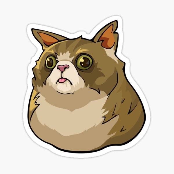 "Excuse Me Cat" Sticker for Sale by SosugWear | Redbubble