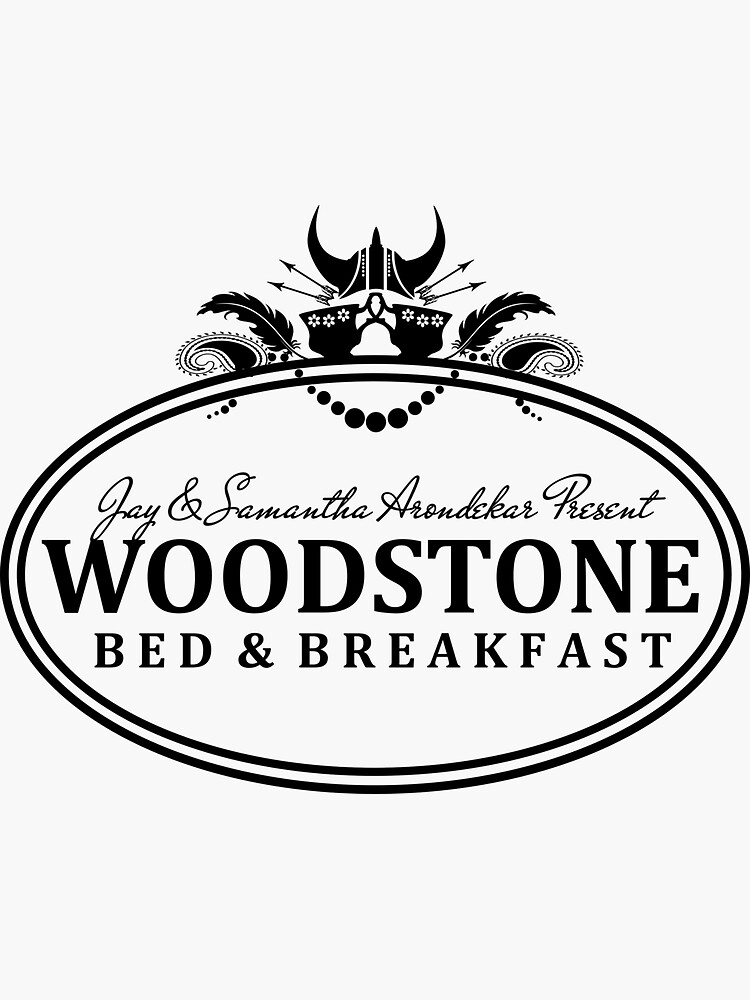 "Ghosts CBS Woodstone B & B Logo " Sticker for Sale by September17th ...