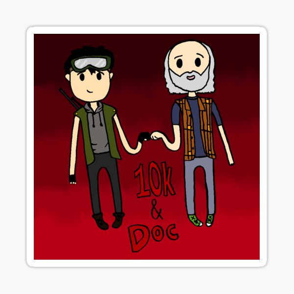 "Z Nation - 10k and Doc" Sticker by BelleHensley | Redbubble