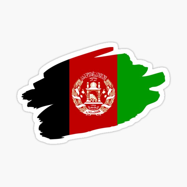 "Flag of Afghanistan - Afghan Flag" Sticker for Sale by Iloveflags ...